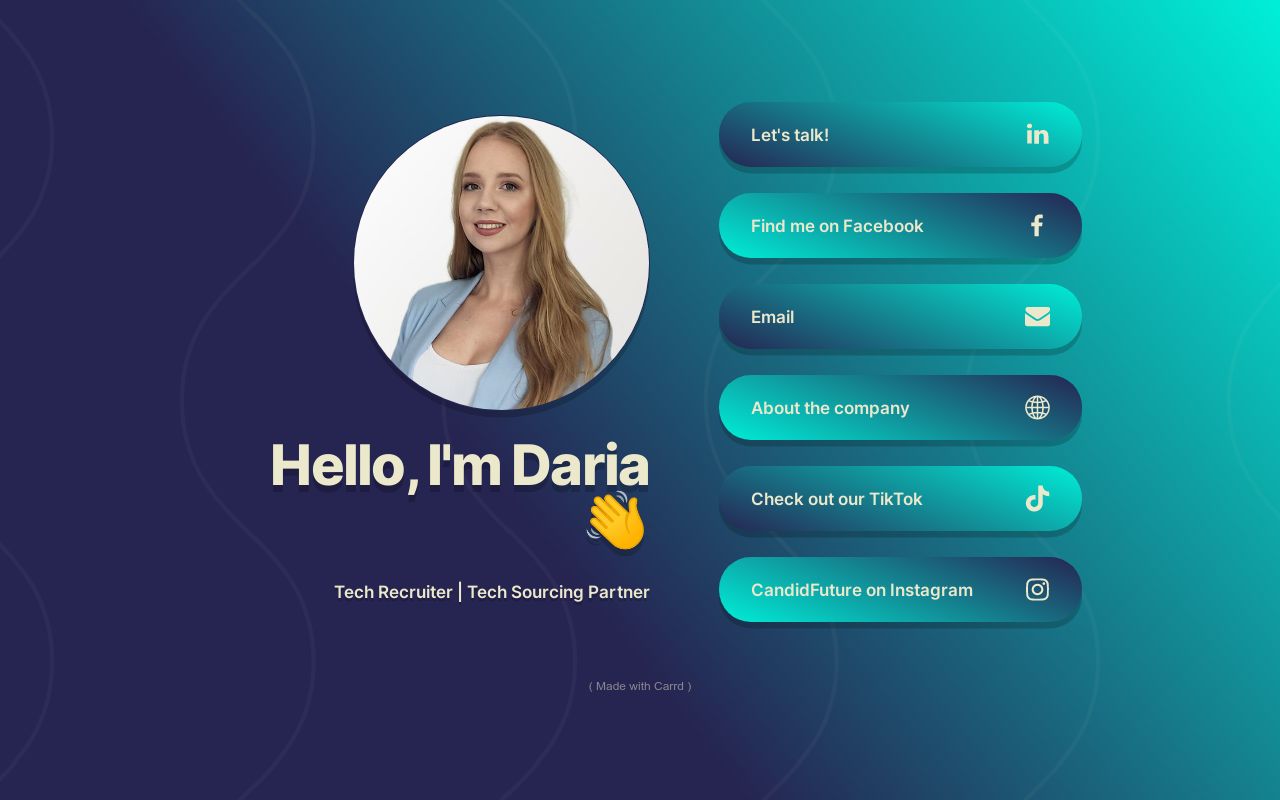 Daria Drożek - Tech Recruiter